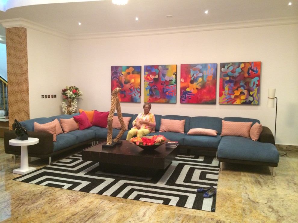 African compound - Living Room - Other - by The Design Tap | Houzz