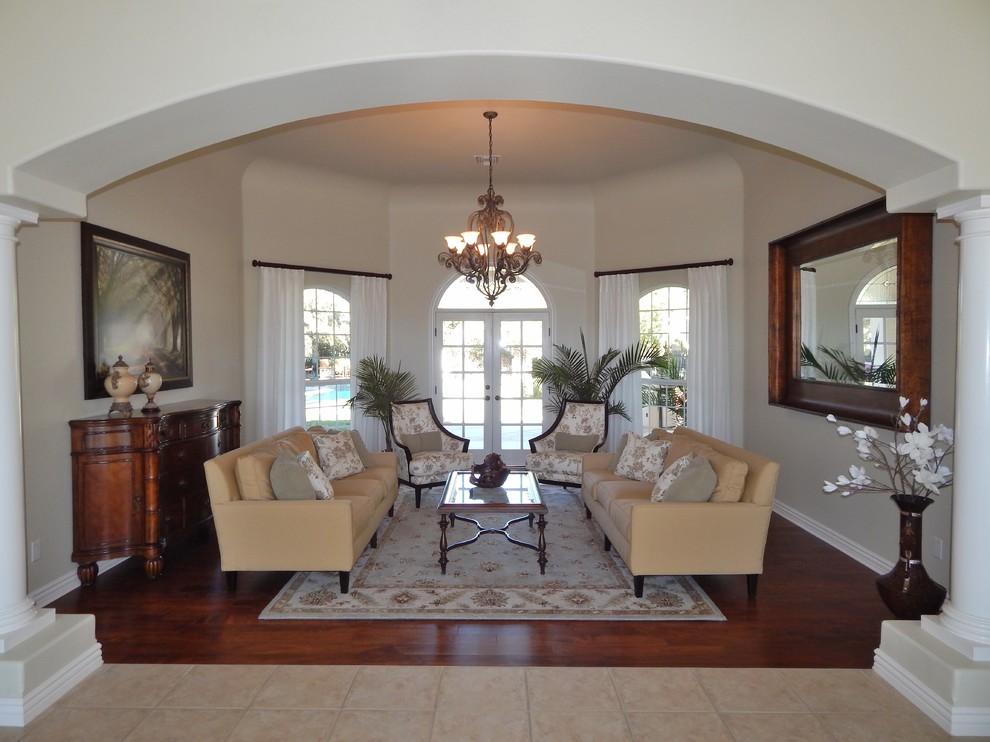 After. Elegant and airy formal living room. - Traditional - Living Room - Los Angeles - by Jill ...