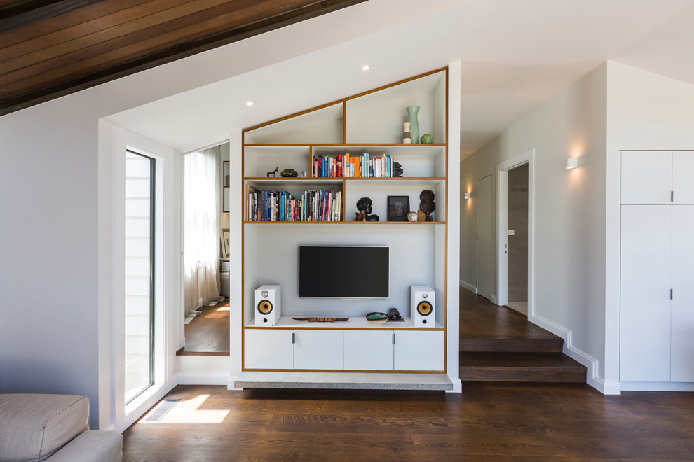Albany Rd Villa Alteration & Addition - Contemporary - Living Room ...