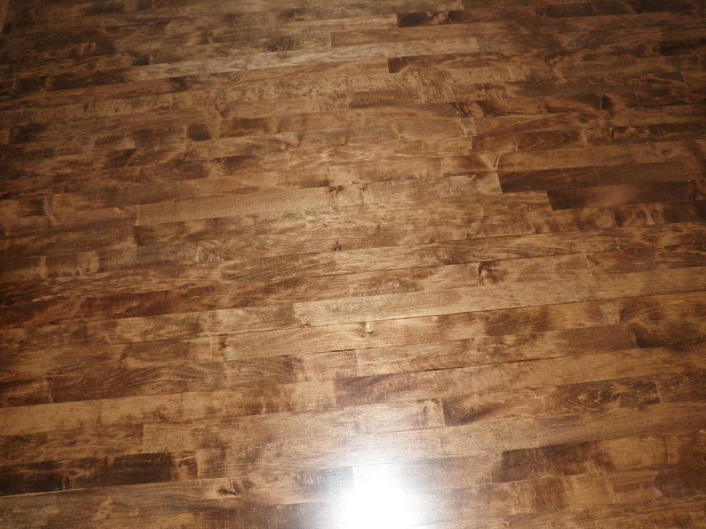 Allison's Maple Floor Refinish - Traditional - Living Room - Salt Lake ...