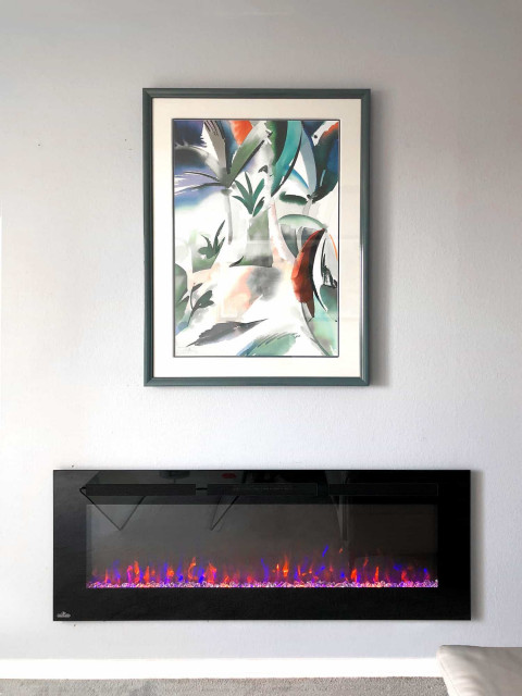 Allure 60 Electric Fireplace – Napoleon - Contemporáneo - Salón - San ...