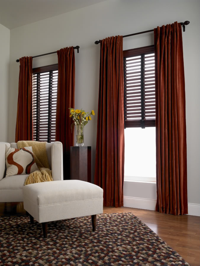 Alluring Window custom drapes - Modern - Living Room - New York - by ...
