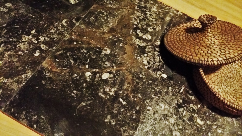 Ancient Seabed Natural Fossil Stone Collection Gray (Hezhra) Tiles ...