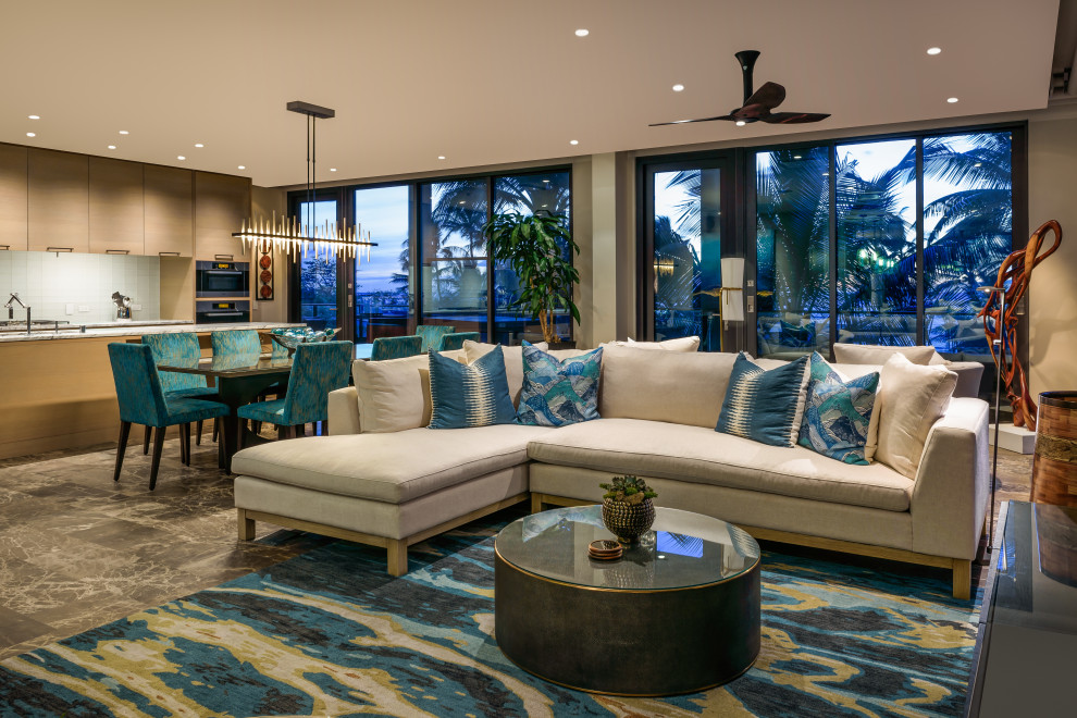 Andaz 813 - Contemporary - Living Room - Hawaii - by Yvette Crosby & Co ...