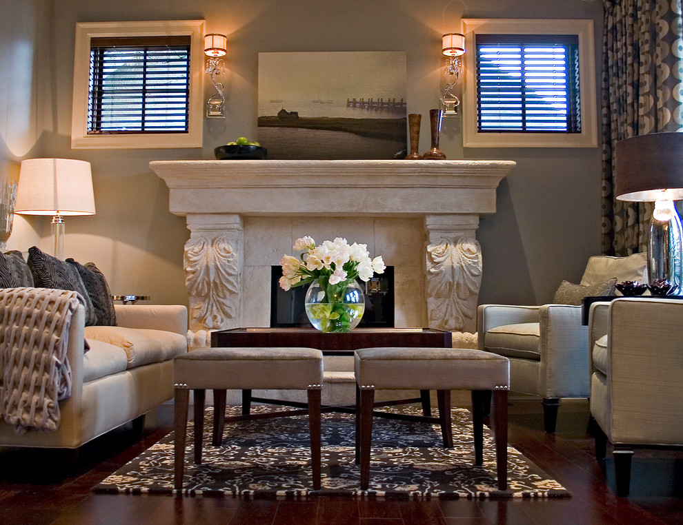 Angus - Traditional - Living Room - Vancouver - by Good Space Plans ...