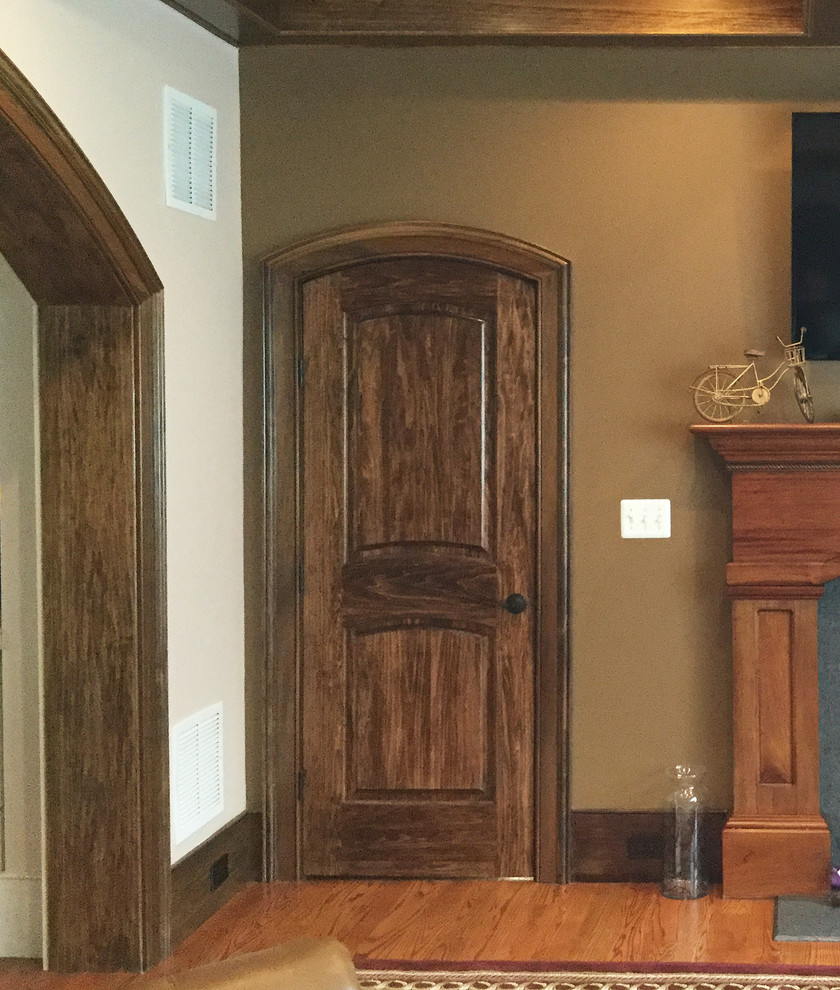 Arch 2-panel Door - Traditional - Living Room - Other - by Homestead ...