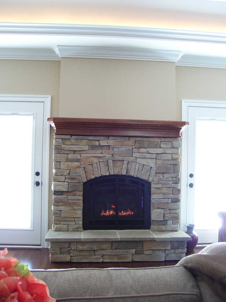 Arched fireplace - Traditional - Living Room - Other - by COASTROAD ...