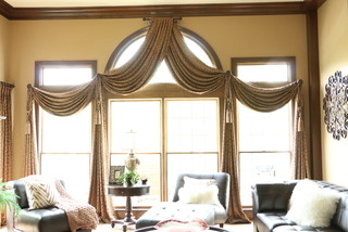 Arched Windows - Traditional - Living Room - St Louis - by Custom ...