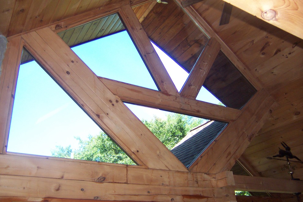 Architectural and Half Round Windows - Contemporary - Living Room ...