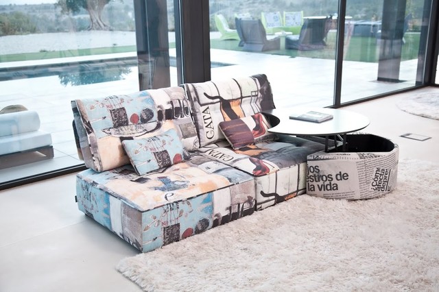 Arianne Love Fabric Contemporary Sectional Sofa by Famaliving Fama Living New York Houzz