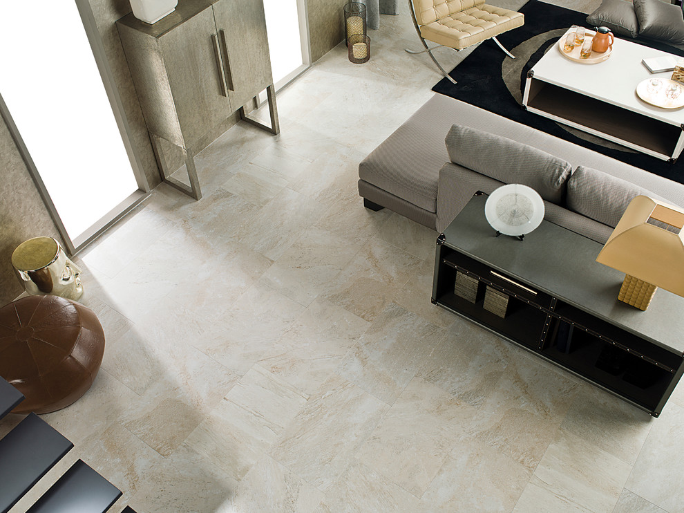 Arizona Caliza - Living Room - New York - by PORCELANOSA Group | Houzz