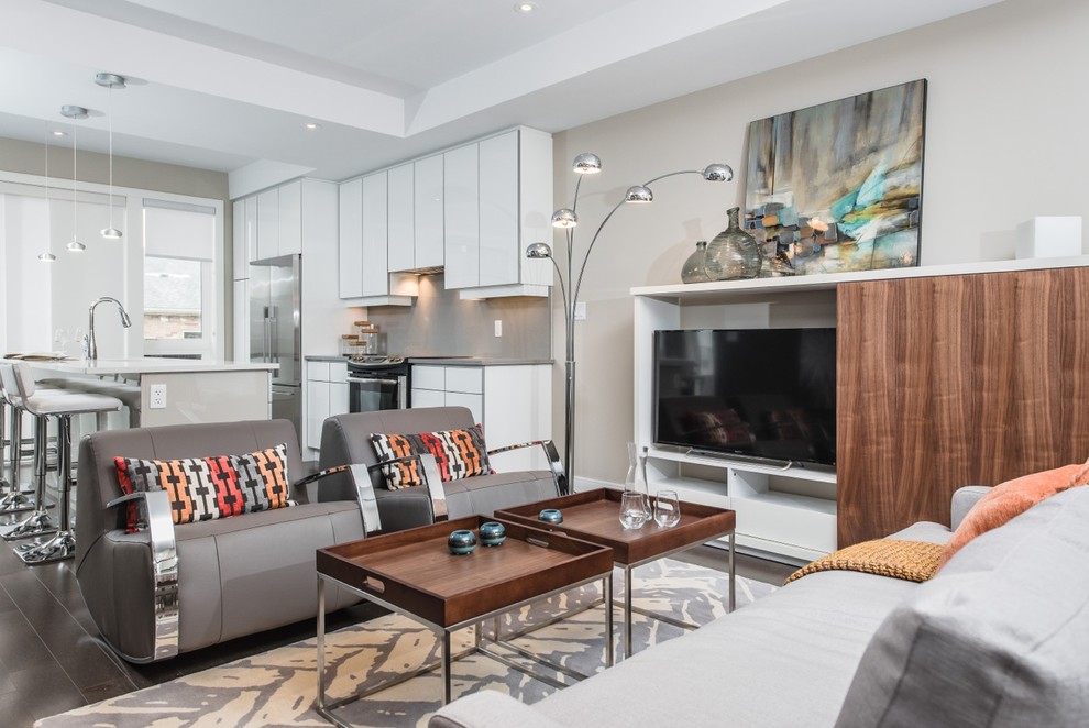 Arkell Lofts - Contemporary - Living Room - Toronto - by Granite Homes ...