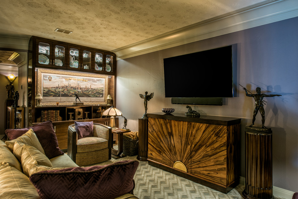 Art Deco Loft - Modern - Living Room - Other - by Cabinet Concepts by ...