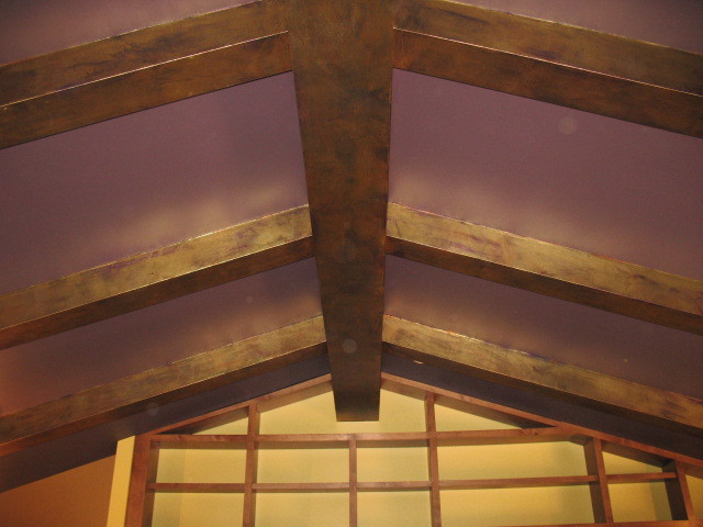 Artistic and creative ceiling beams. - Contemporain - Salon - Denver ...