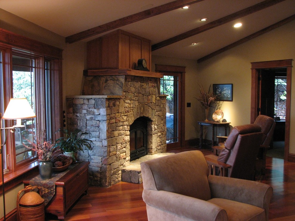 Arts and Crafts Style With a Twist - Craftsman - Living Room - Other ...