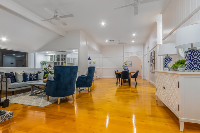 Ashgrove Queenslander - Beach Style - Living Room - Brisbane - by User | Houzz AU