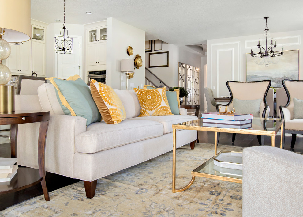 Ashton Woods Model Home - Transitional - Living Room - Orlando - by ...