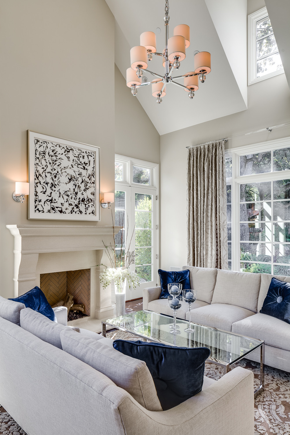 Tan Wall Living Room