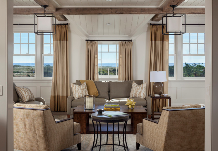 Atlantic Drive Double Gable - Clásico - Salón - Boston - de Patrick Ahearn Architect | Houzz