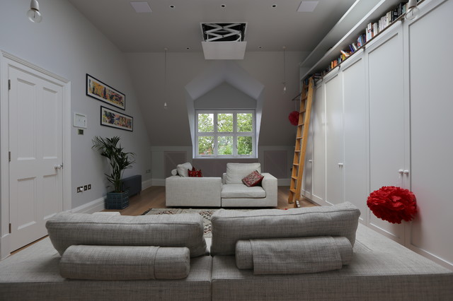 Attic Home Cinema / Living Room - Modern - Living Room - London - by ...