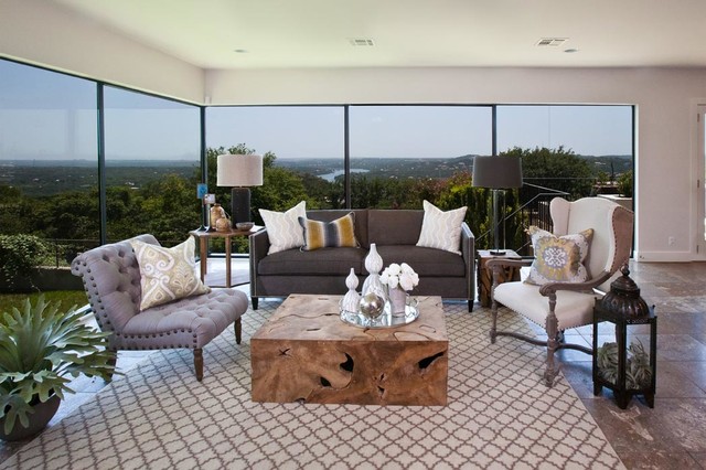 Austin Modern Home - Eclectic - Living Room - Austin - by LOFThome.com ...