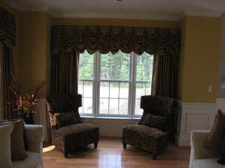 Austrian Valance - Traditional - Living Room - Boston - by Custom ...