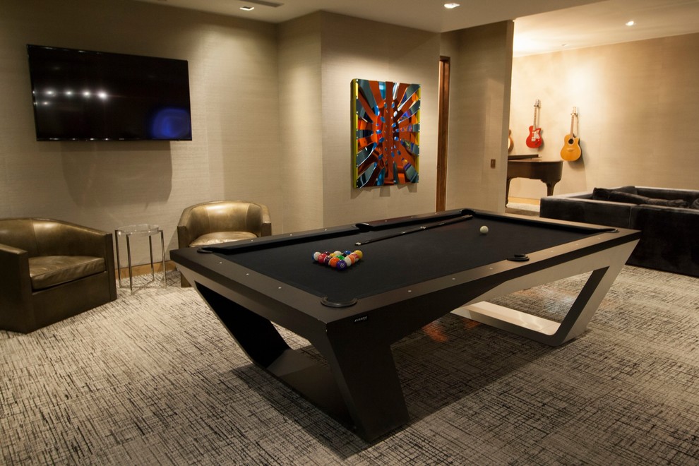Avettore Luxury Custom Pool Table - Modern - Living Room - Los Angeles ...