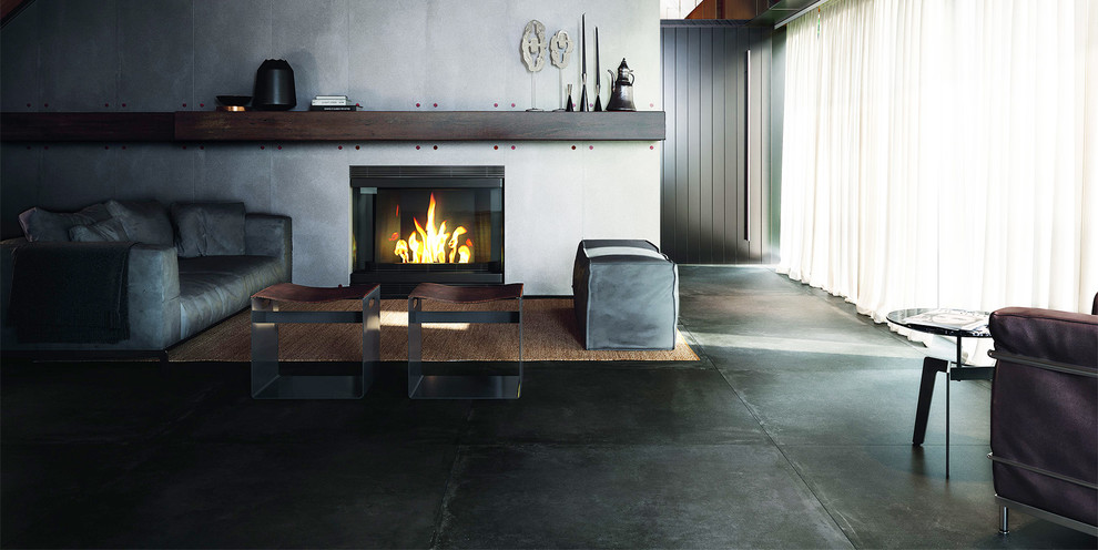 Azuma tile by Happy Floors - Transitional - Living Room - Minneapolis ...