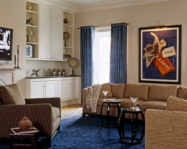 Back Bay - Transitional - Living Room - Boston - by Spaces Design ...