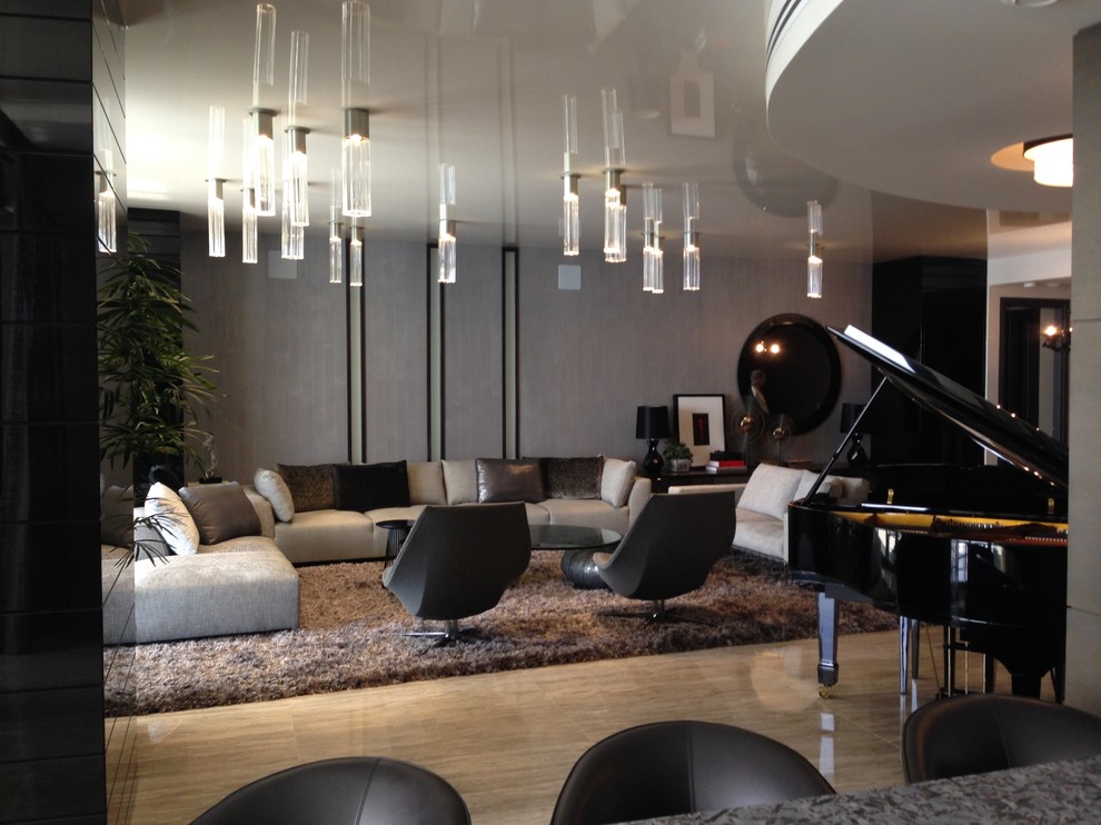BAL HARBOUR - Modern - Living Room - Miami - by High Tech Ceiling | Houzz