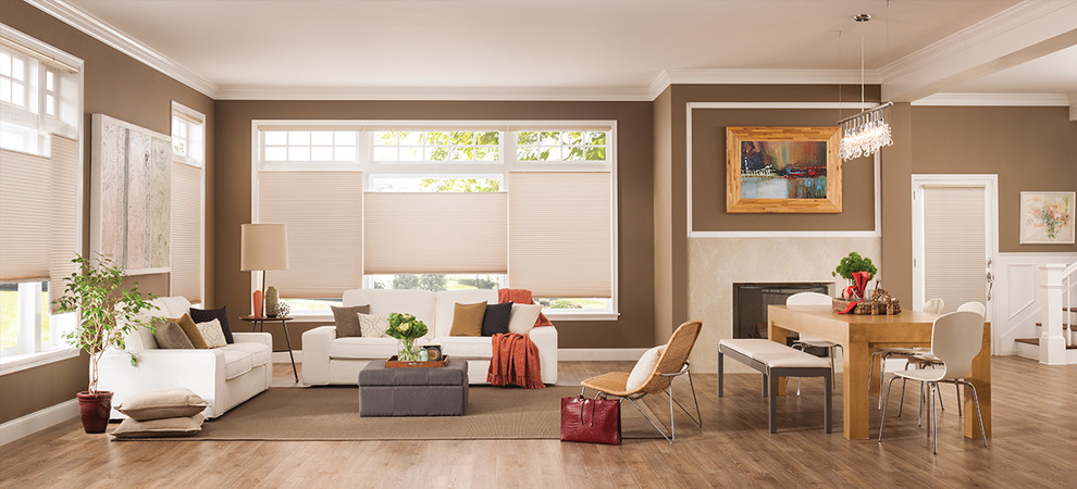 Bali 3/4" Single Cell Cellular Shades Cosmopolitan, Palm Tree 2854 ...