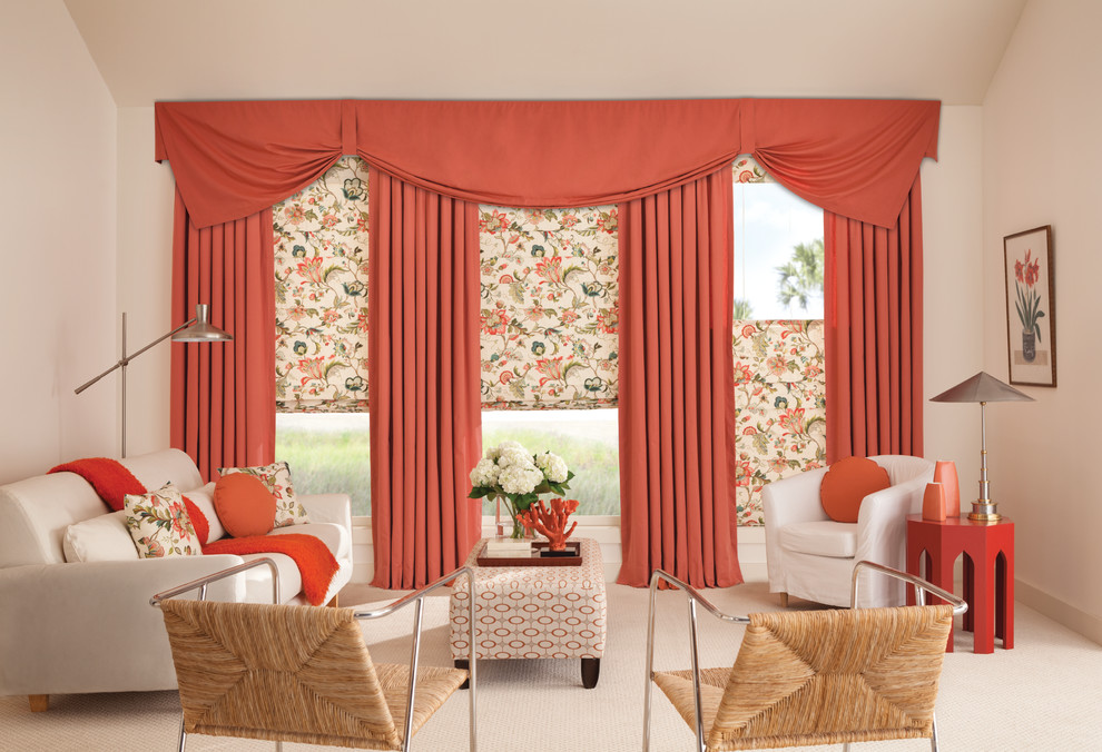 Bali Custom London Valance: Coastal Sunset 2461 - Transitional - Living ...