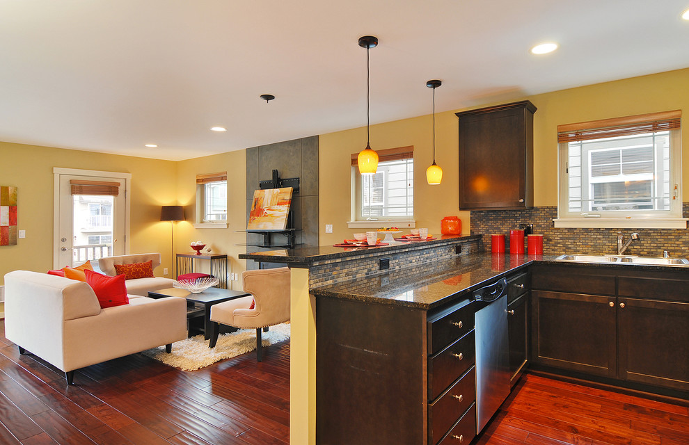 Ballard Townhouse - Modern - Living Room - Seattle - by Seattle Staged ...