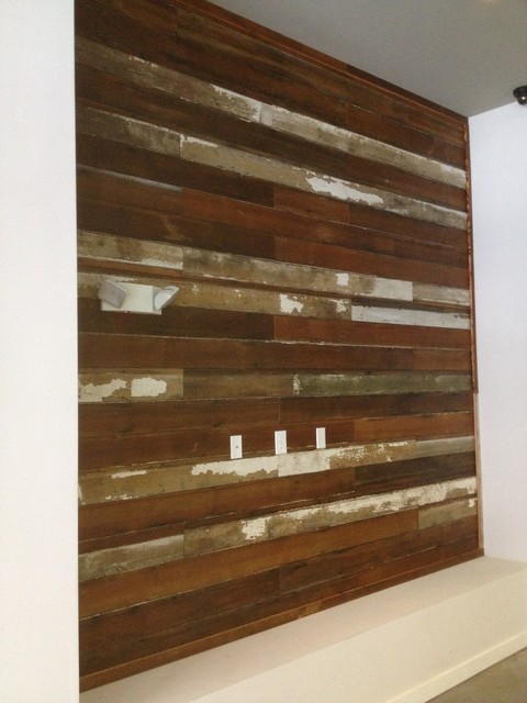 Barn Board Accent Walls - Rustic - Living Room - Charleston - by Timber ...