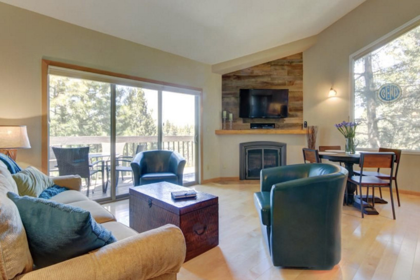 Barn Wood Feature Wall Over Fireplace - Rustic - Living Room - Other ...