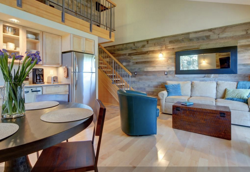 Rustic Wood Feature Wall