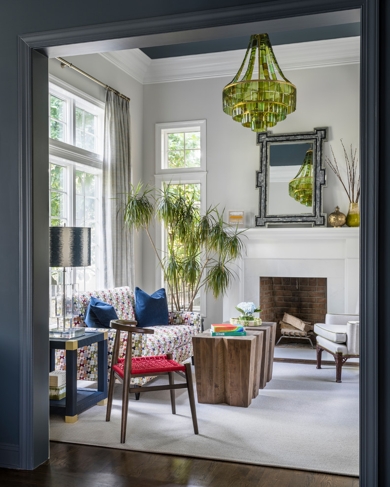 Basking Ridge Living Room - Eclectic - Living Room - New York - by ...