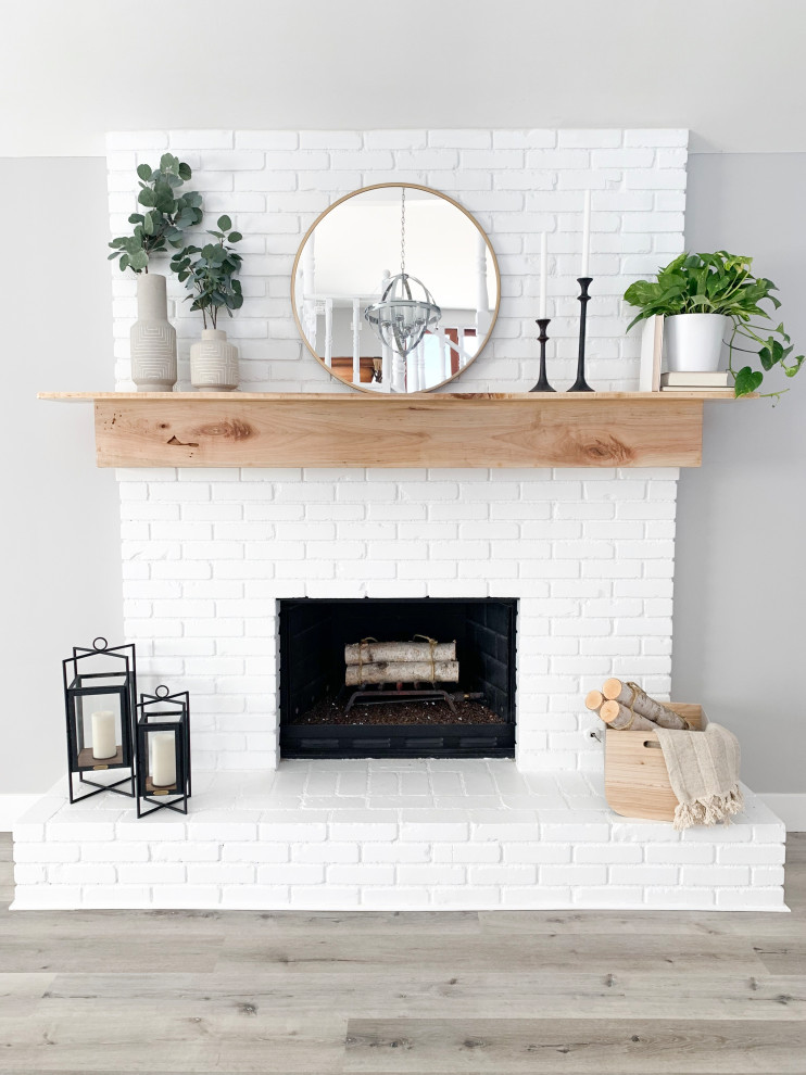 Beach House Fireplace - Living Room - Los Angeles - by Bowhouse Design ...