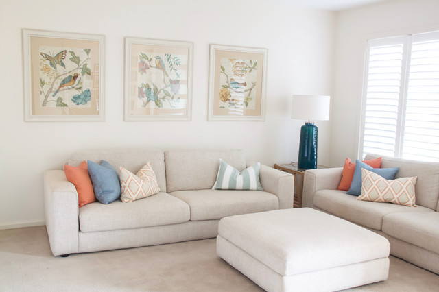 Beach Rd, Collaroy - Beach Style - Living Room - Sydney - by Angela ...