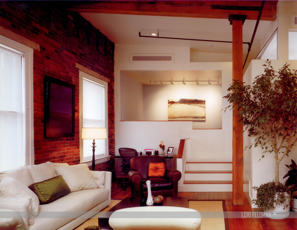 Beach St- Boston - Contemporary - Living Room - Boston - by Lori ...