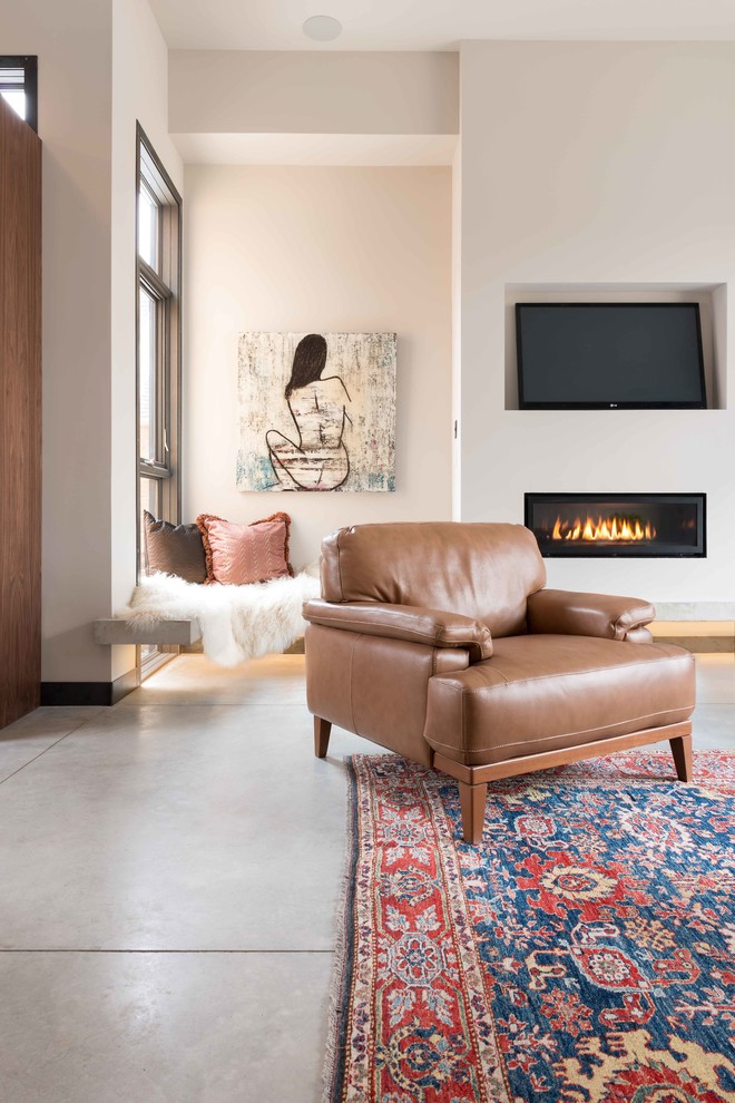 Beaches Rebuild - Contemporary - Living Room - Toronto - by nikki | Houzz