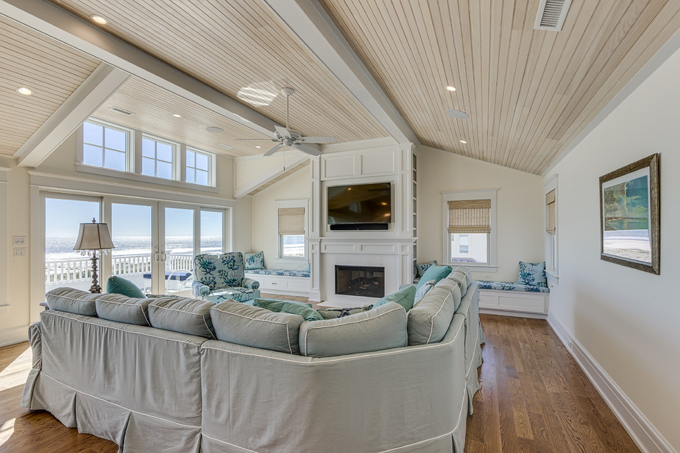 Beachfront 2 Family - Beach Style - Living Room - Philadelphia - by ...