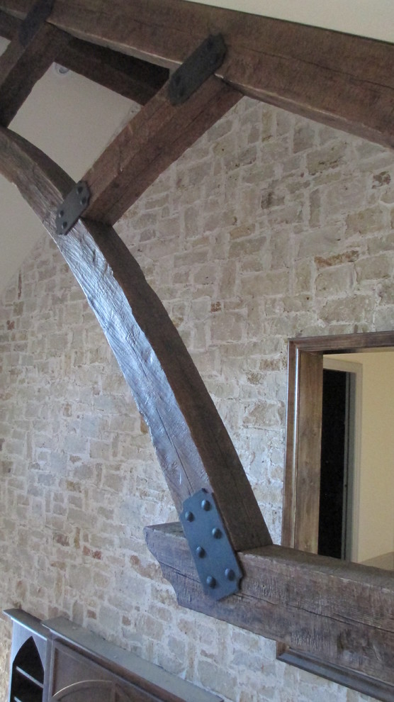 Beams & Trusses - Traditional - Living Room - Dallas - by Green Valley ...