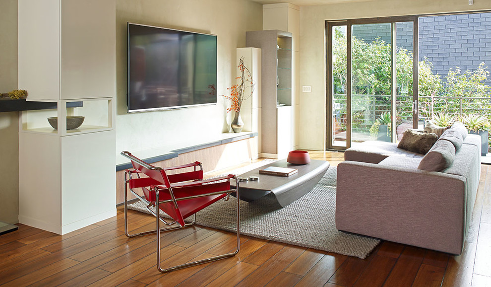 Beautiful, Modern Den - Modern - Living Room - San Francisco - by Loczi ...