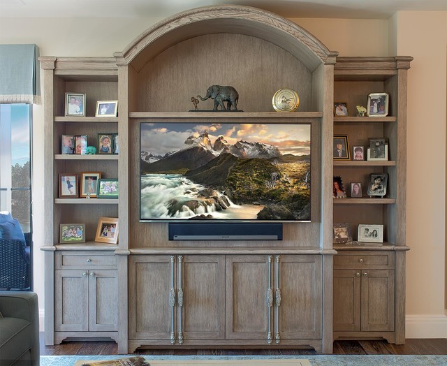 Beautiful Rift-Sawn White Oak Wall Unit with Custom Stain and Glaze ...