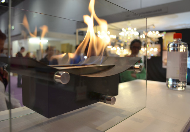 Beautiful spaces with flueless fireplace features - Contemporary ...