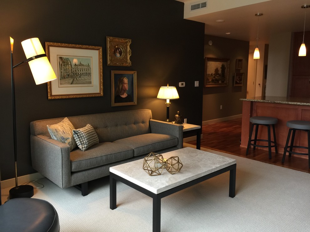 Bellevue Condo - Transitional - Living Room - Seattle - by Image Design ...