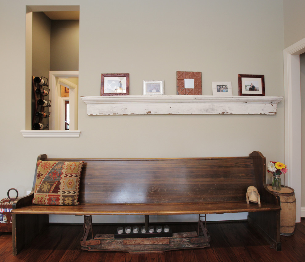 Bench Seating Detail - Eclectic - Living Room - Dallas - by Lindsay von ...