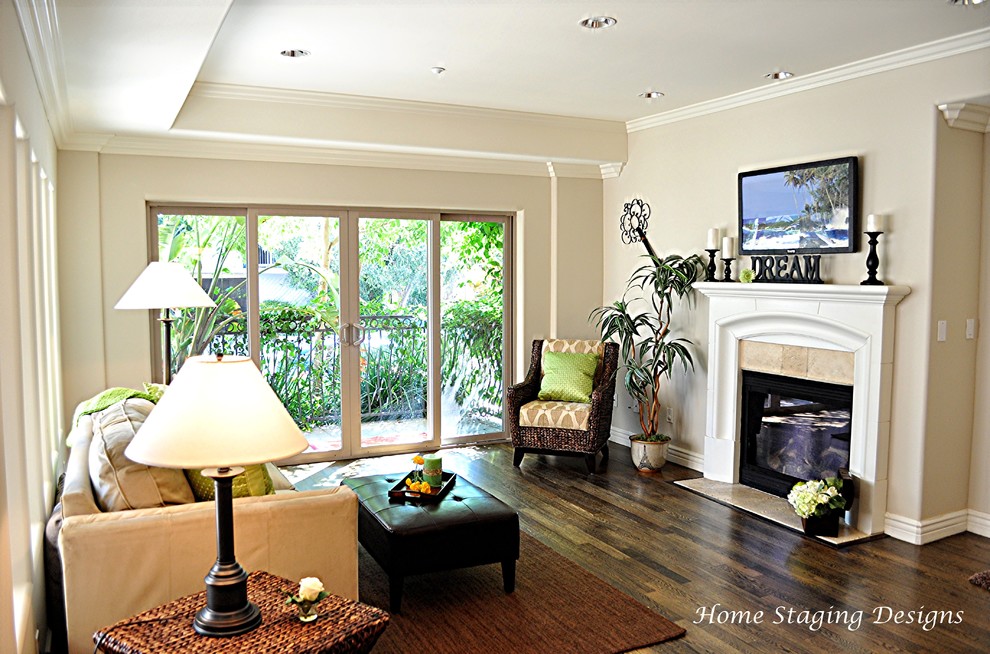 Bentley Ave #1, Los Angeles - Traditional - Living Room - Los Angeles ...