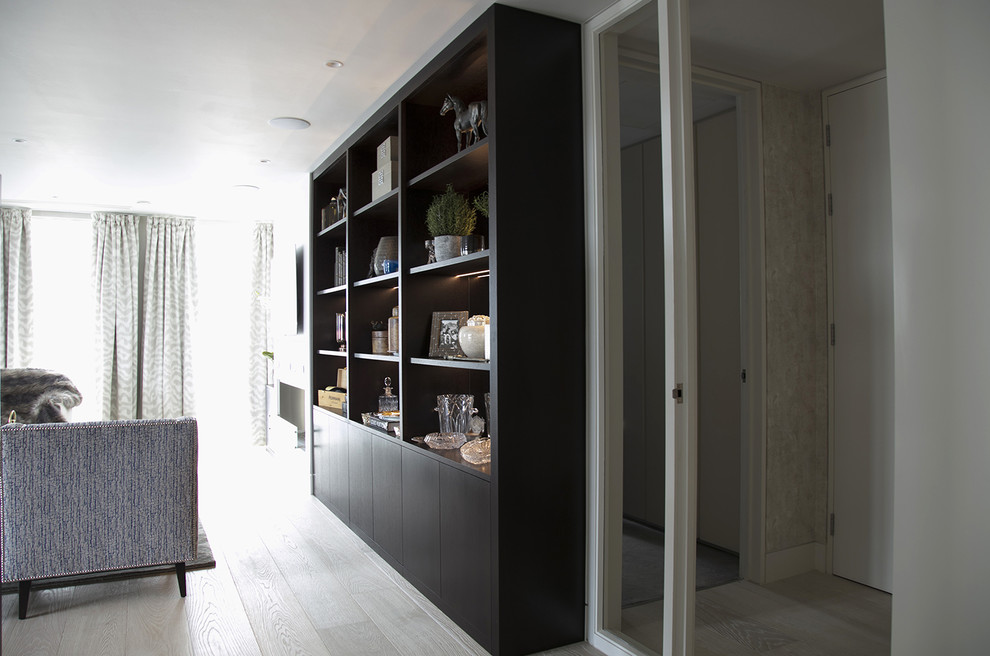 Bespoke Bookcase with LED - Modern - Living Room - London - by Fitted ...